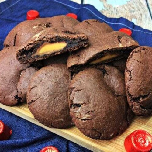 Chocolate Rolo Stuffed Cookies Recipe