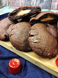 Chocolate Rolo Stuffed Cookies Recipe