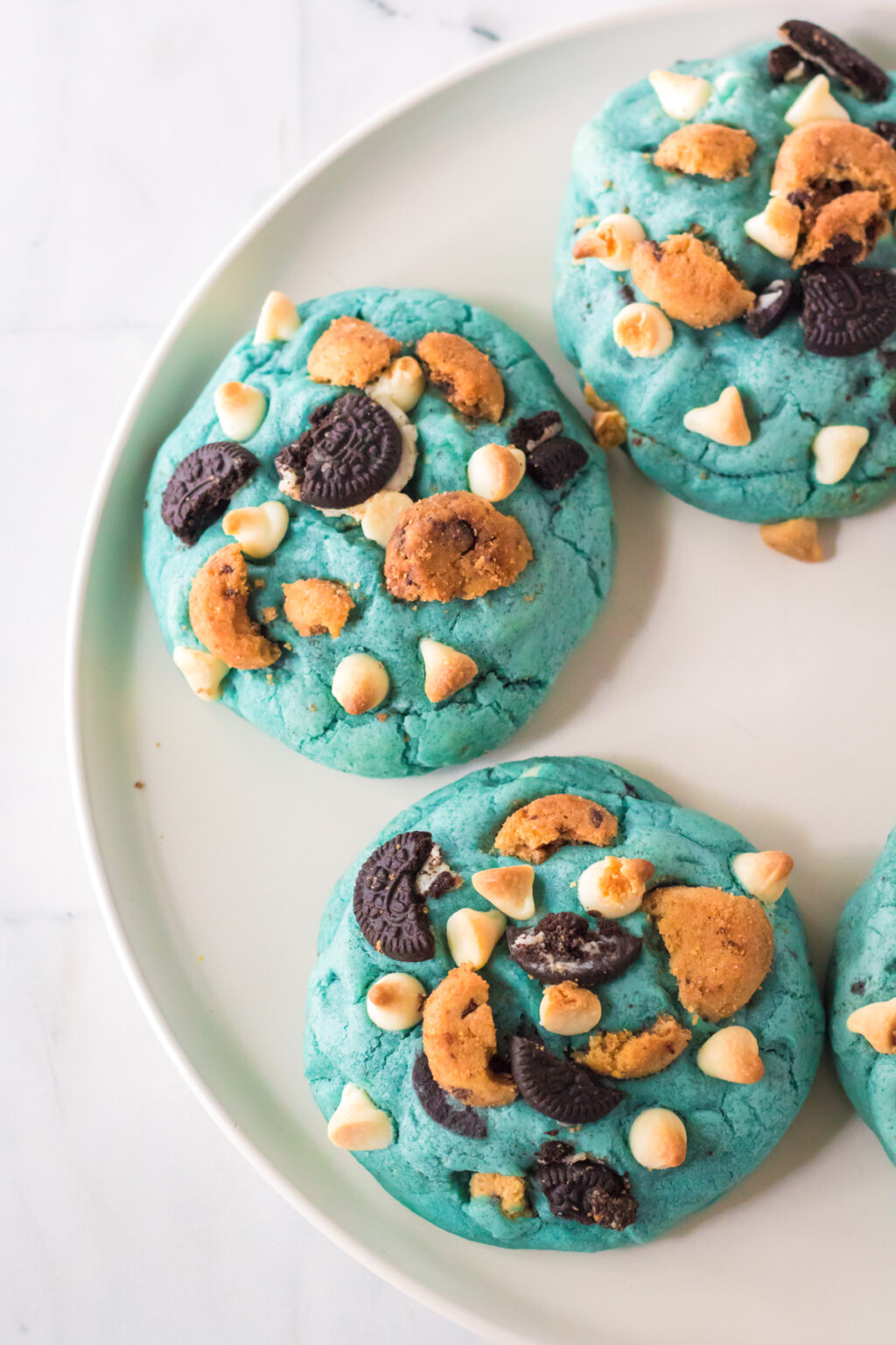 Cookie Monster Cookies (Jumbo Blue Cookie Recipe)