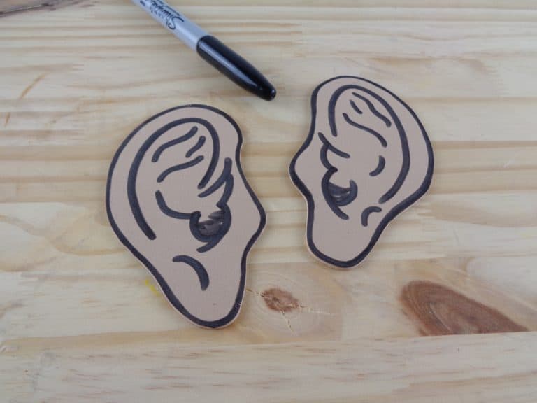 Letter E Craft- E is for Ears - Letter of the Week
