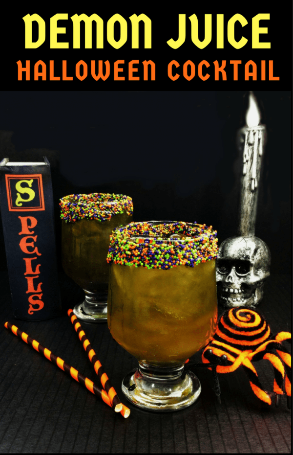 Demon Juice Halloween Cocktail recipe