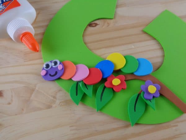 Letter C Craft With Printable – C is For Caterpillar