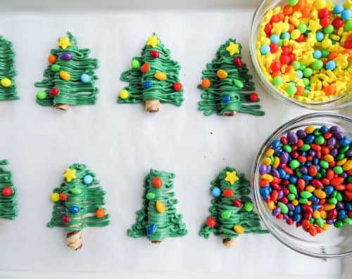 Christmas Tree Dessert Treats (Easy No Bake Recipe)