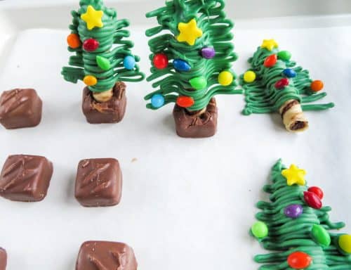 Christmas Tree Dessert Treats (Easy No Bake Recipe)