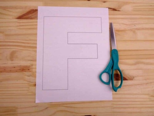 Letter F Craft with Printable - F is for Fire - Letter of the Week