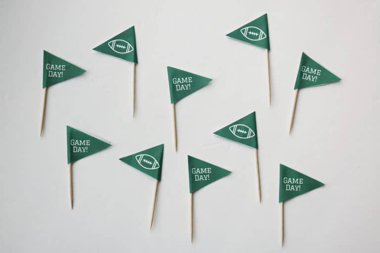 Football Themed Party Spread & Printables for The Big Game