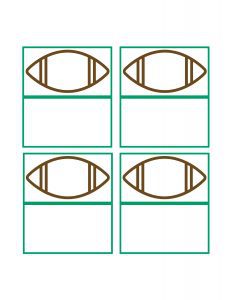 Football Themed Party Spread & Printables for The Big Game