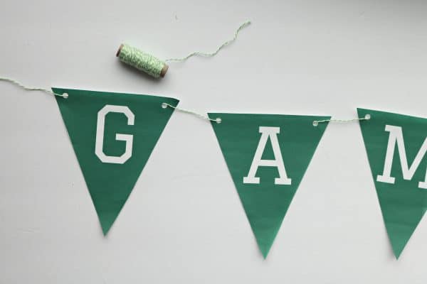 Football Themed Party Spread & Printables for The Big Game