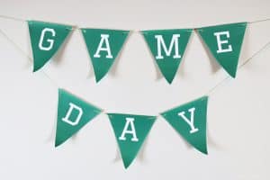 Football Themed Party Spread & Printables for The Big Game