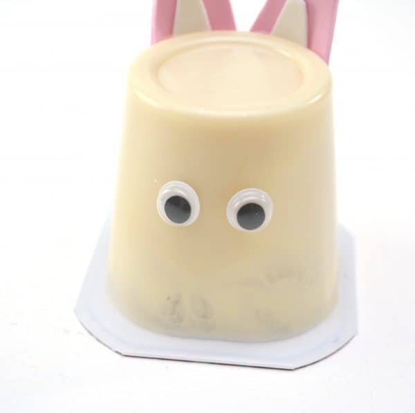 Bunny Pudding Cups - Easy Easter Craft & Treat Idea for Kids