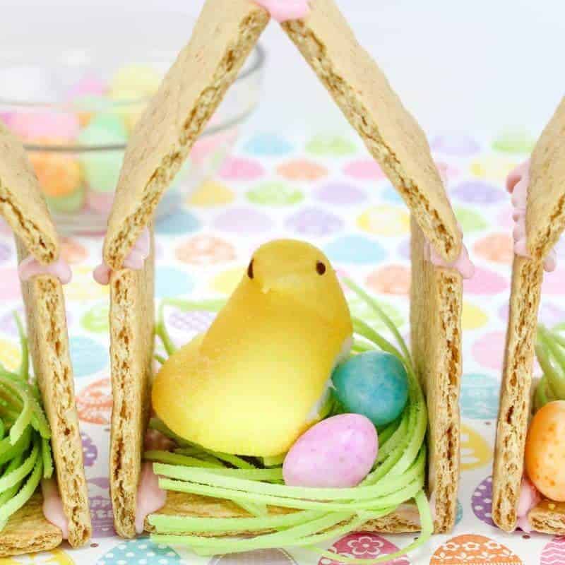 Peeps Chicks House - No Bake Easter Treats for Kids