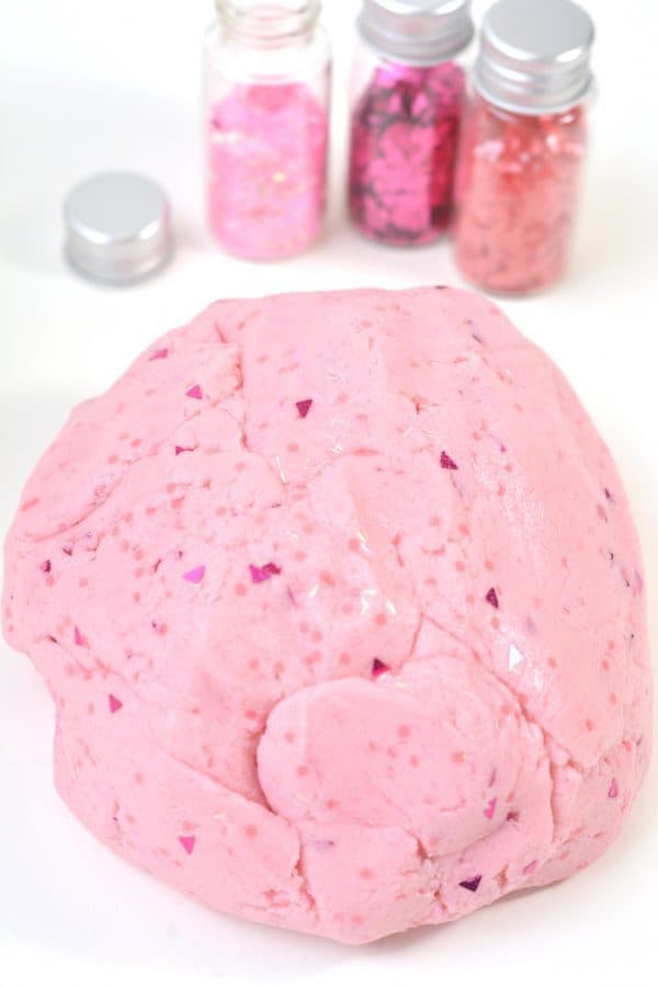 How to Make Pink Princess Playdough With Cake Mix and Icing