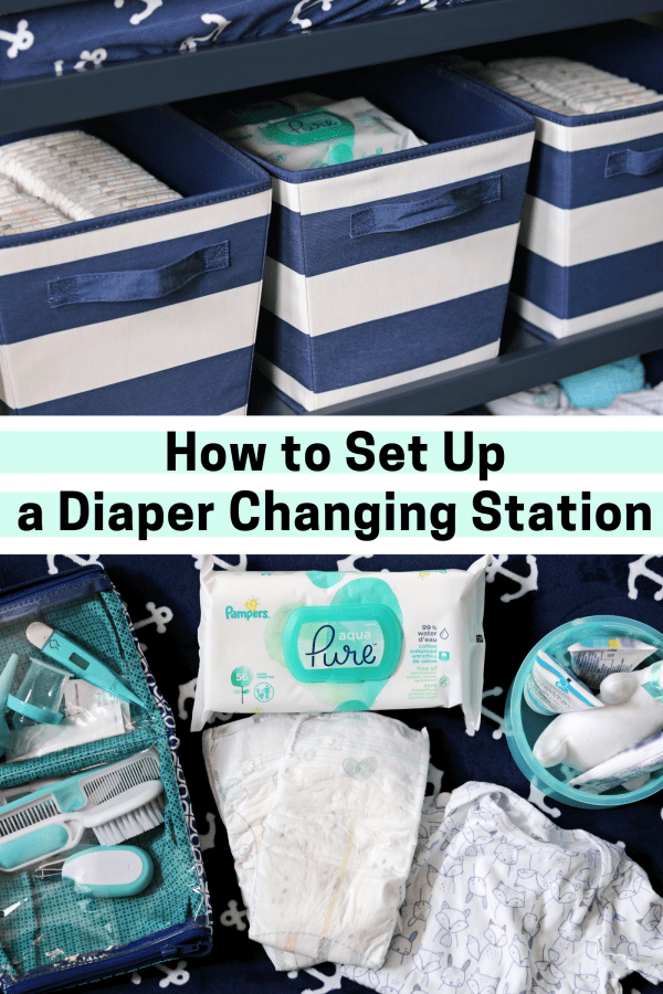How to Set Up a Great Diaper Changing Station at Home