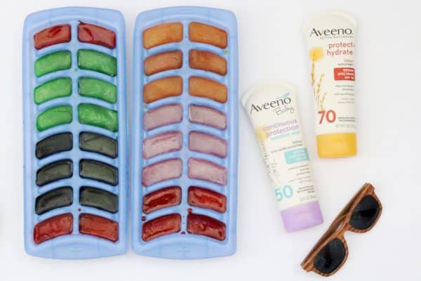 Colored Ice Play - Easy Summer Sensory Activity for Baby