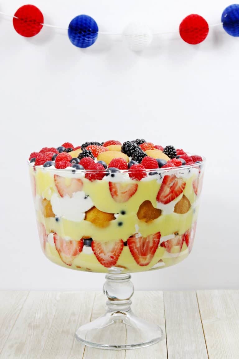 Patriotic Berry Trifle Recipe