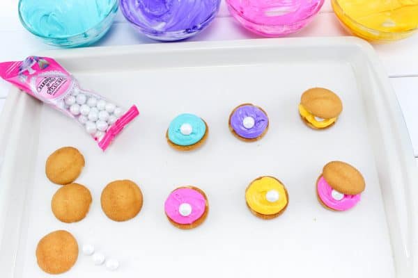 Clam Shell Cookies - Easy No-Bake Mermaid Party Idea