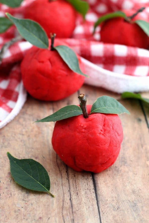 Taste-Safe Apple Cinnamon Scented Playdough Recipe