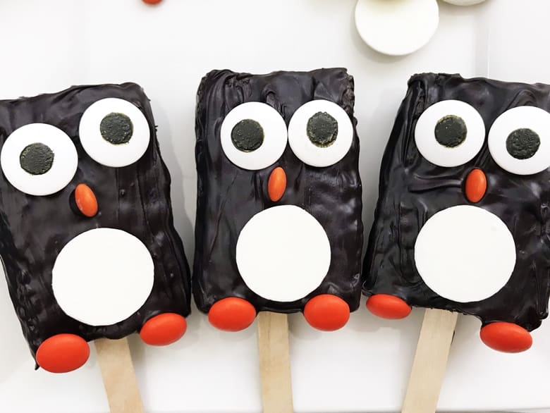 Penguin Rice Krispie Treats