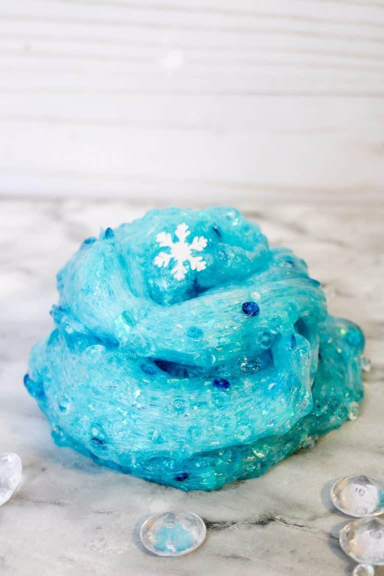 Elsa-Themed Frozen Slime for Winter Sensory Play