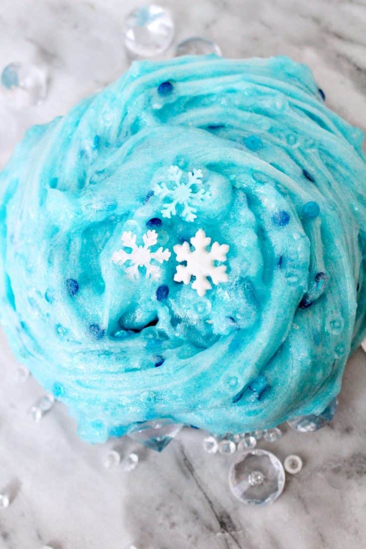 Elsa-Themed Frozen Slime for Winter Sensory Play