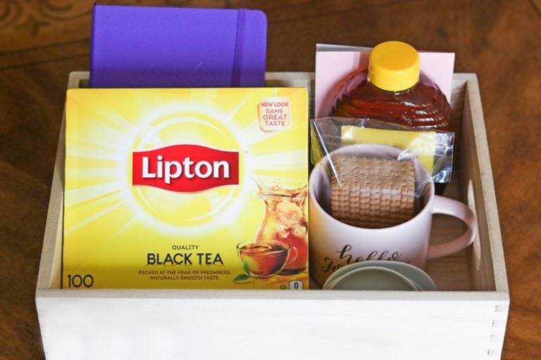 DIY Tea Gift Basket for Tea Lovers