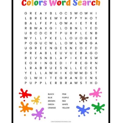 25+ FREE Printable Word Searches