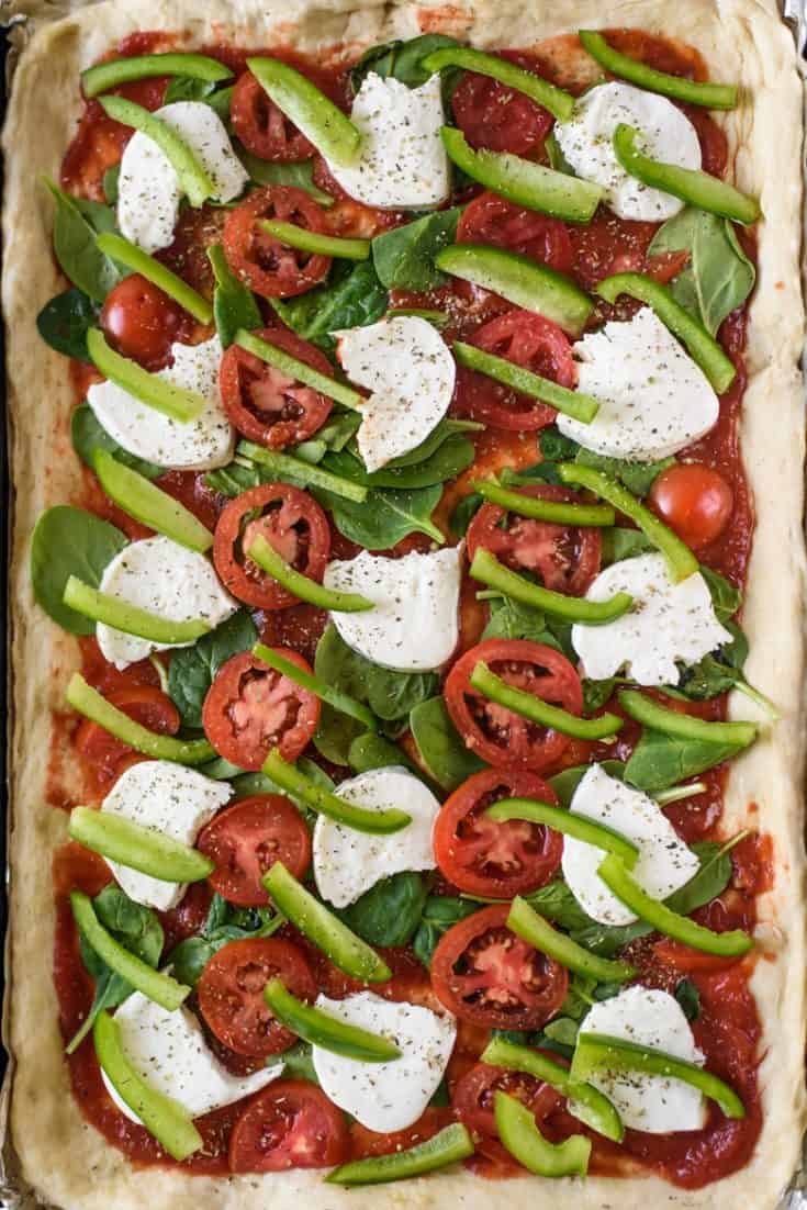 Sheet Pan Pizza Recipe with Delicious Homemade Dough