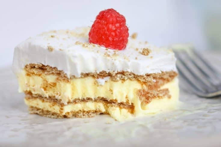 Lemon Icebox Cake (Easy 4-Ingredient Lemon Dessert Recipe)