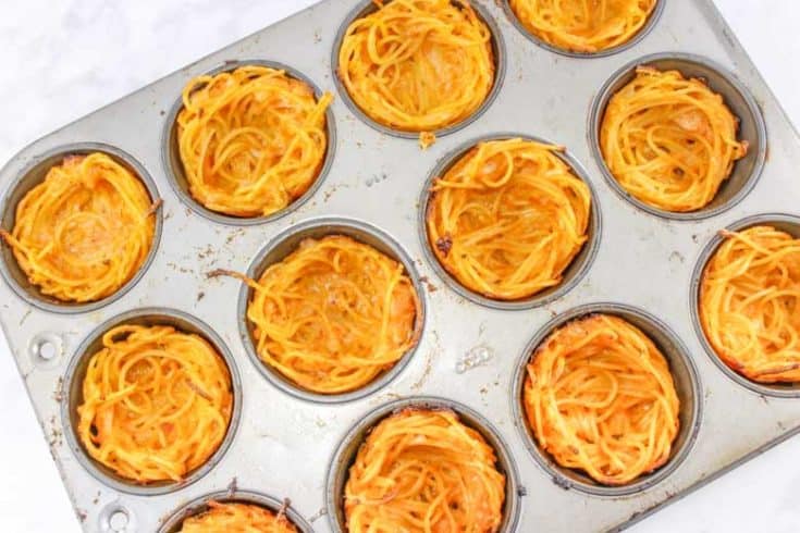 Spaghetti and Meatball Cups {Easy Kid-Friendly Dinner Recipe}