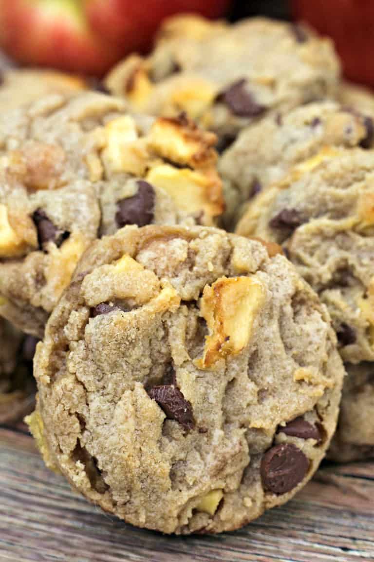 Caramel Apple Cookies Recipe with Chocolate Chips