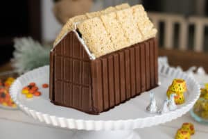 Christmas Candy House (Fun Gingerbread House Alternative)
