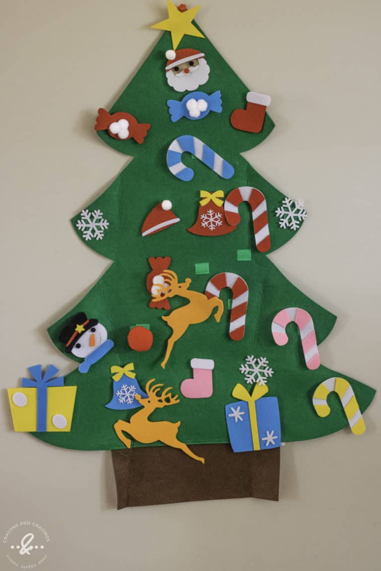 Felt Christmas Tree for Toddlers