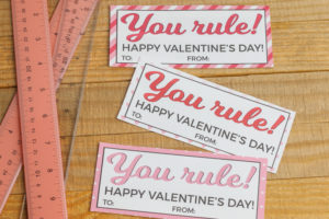 You Rule Valentine with Free Printable (Great for Classrooms!)