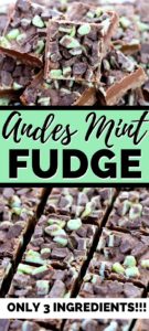Andes Mint Fudge Recipe (Only 3 Ingredients!!!)