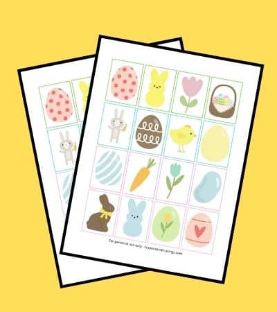 Free Printable Easter Matching Game