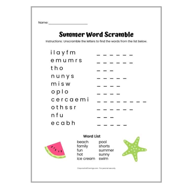25+ FREE Printable Word Searches