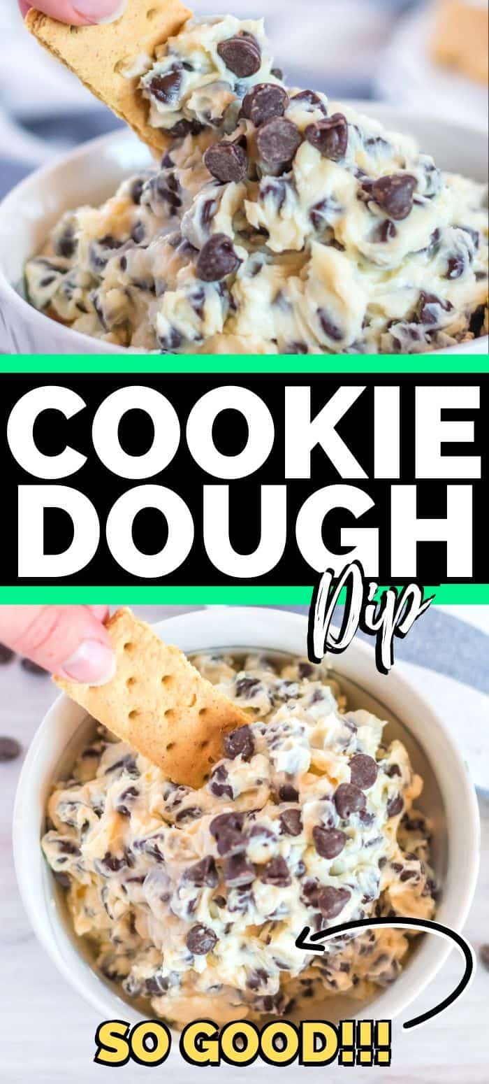 Chocolate Chip Cookie Dough Dip {10 Min. No-Bake Dessert Recipe}