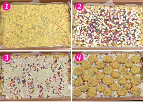 Funfetti Cookie Bars - Easy Cake Mix Cookie Bar Recipe