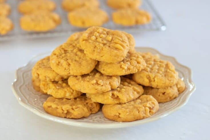 Cheddar Cheese Cookies with Rice Krispies (Savory Cookie Recipe)