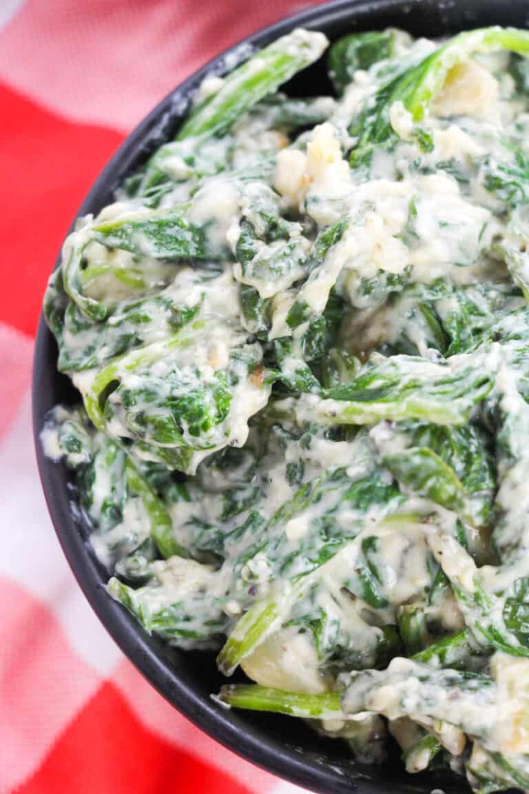 The BEST Creamed Spinach Recipe