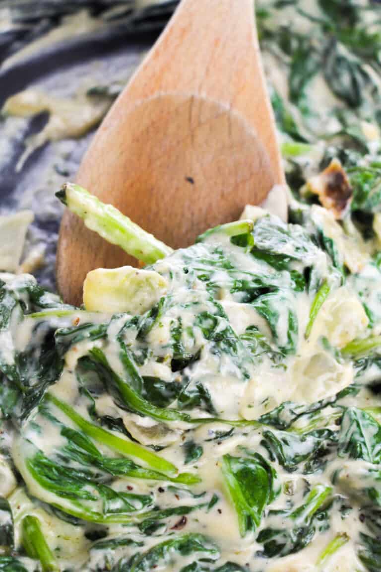The BEST Creamed Spinach Recipe