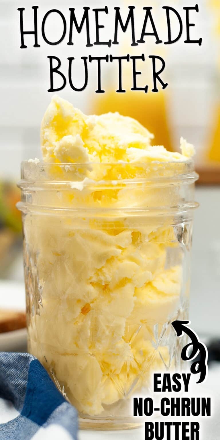 How to Make Homemade Butter (Using a mixer or mason jar)