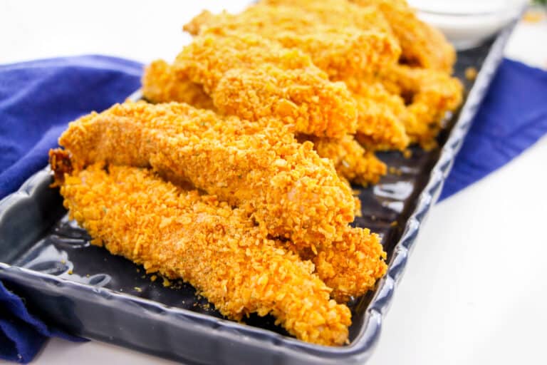 Cornflake Chicken Tenders (Oven Baked Recipe)