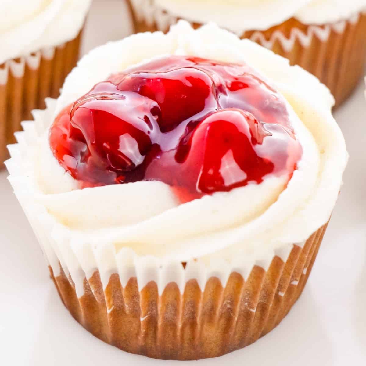 Cherry Pie Cupcakes