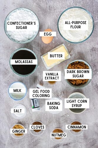 Homemade Christmas Gingerbread Men Cookies