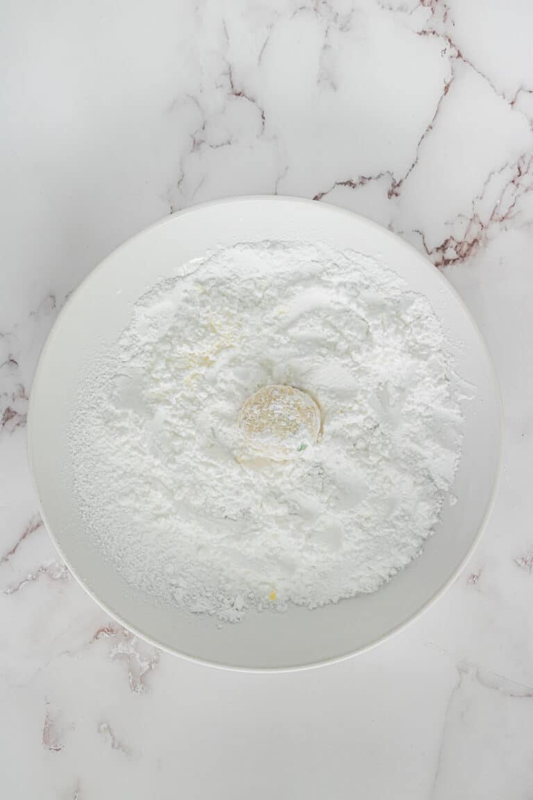 Peppermint Candy Cane Snowball Cookies