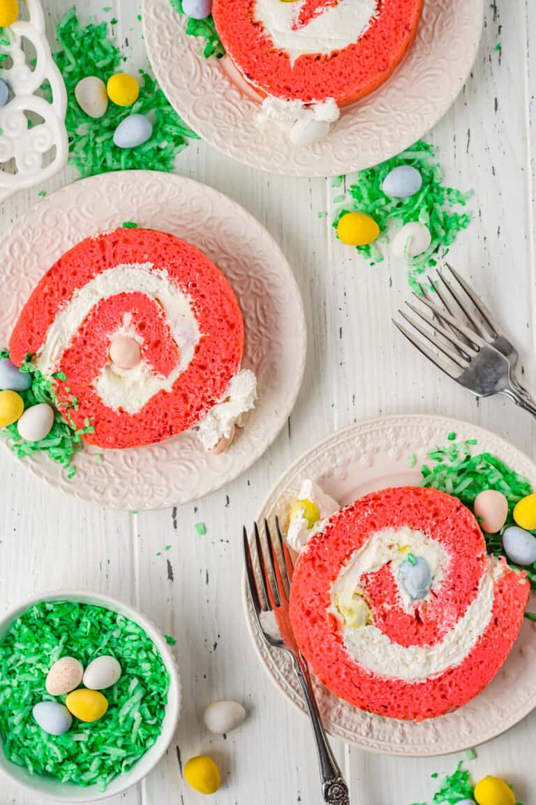 Easter Egg Cake Roll Recipe