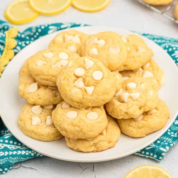 Lemon Pudding Cookies with Cream Cheese