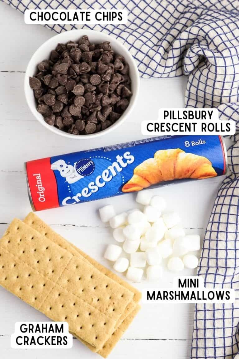 S'mores Crescent Rolls (Easy 4-ingredient Recipe!)
