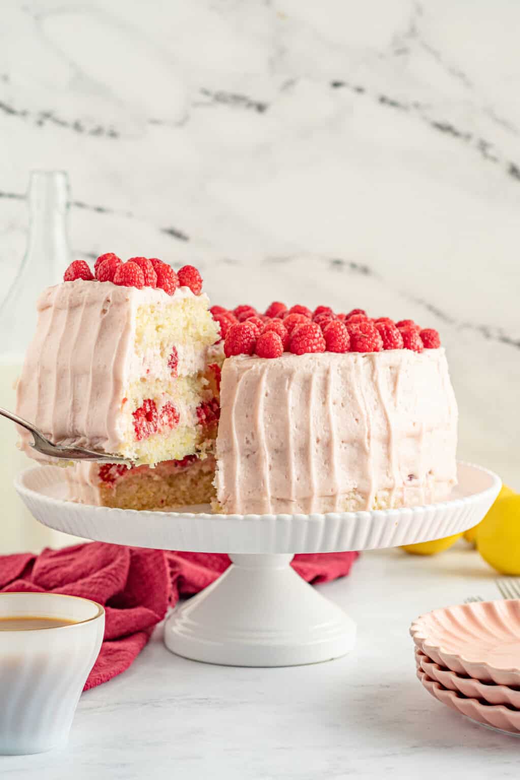 Lemon Raspberry Cake